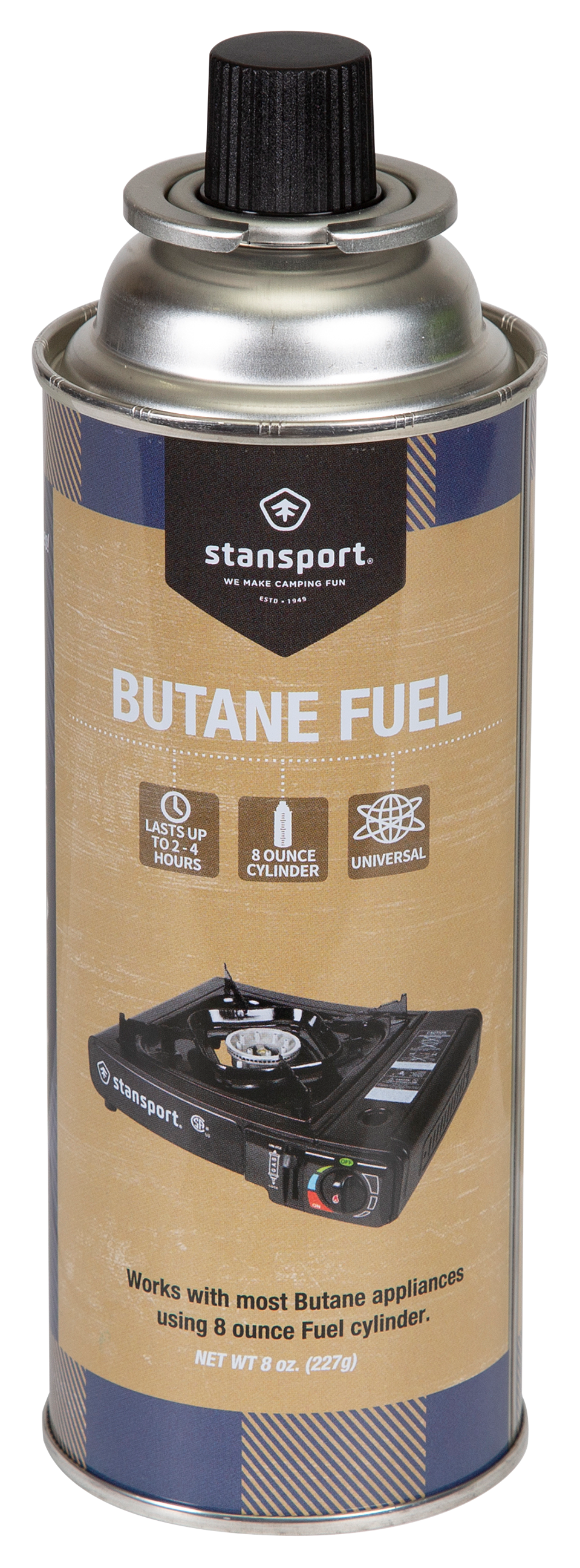 Stansport Butane Gas 8-oz. Cartridge | Bass Pro Shops